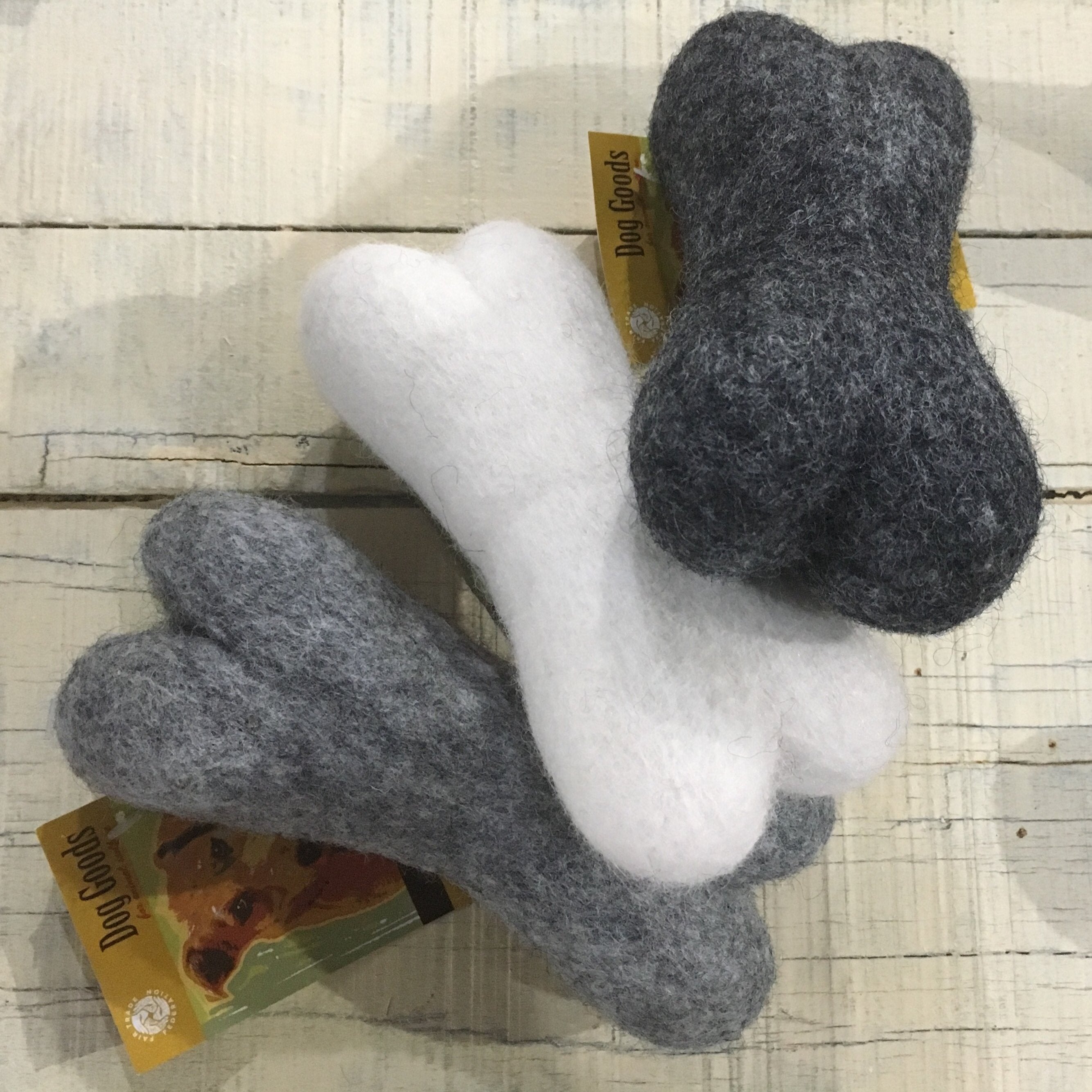 Felted Dog Bones – pocket CHANGE